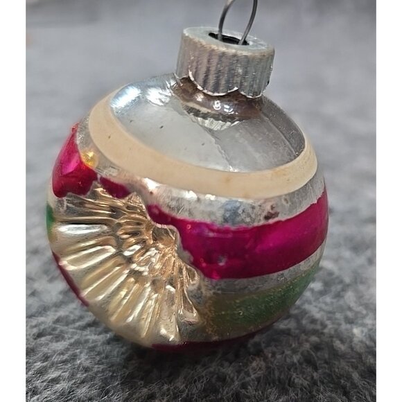 Shiny Brite | Holiday | Vintage Shiny Brite Mercury Glass Double Indent ...